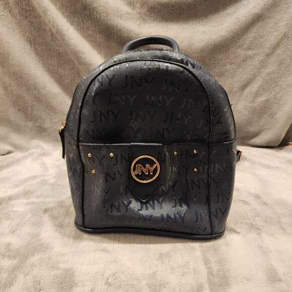 Jones New York | Bags | Jones New York Jny Purse Backpack Black Gold ...